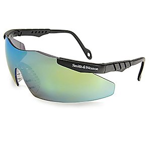 Jackson 3011824 Smith & Wesson Magnum Safety Glasses Gold Metallic Mirror Lens, 1 Pair
