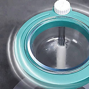 FUUIE Bowls for Food and Water Protect Cervical Spine Adjustable Non-Slip cat Bowl with Stand Dog Bowl pet Feeding cat Food Bowl cat Food pet Bowl Dog Feeder (Color : Sky Blue)