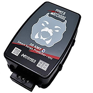Hughes Autoformers HUGHES AUTO Autoformers PWD30-EPO-H Power Watchdog Smart Bluetooth Surge Protector Plus EPO with Auto Shutoff - 30 Amp Hardwire Version