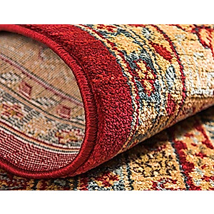 Unique Loom Sahand Collection Traditional Geometric Classic Navy Blue Area Rug (2' 2 x 3' 0)