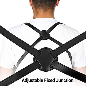 Shoulder Holster, Vertical Shoulder Holster with Magazine Holder PU Leather Adjustable Concealed Carry Shoulder Holster for Right Hand Black