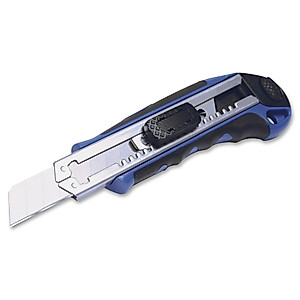 Cosco Snap Off Blade Retractable Utility Knife (COS091514), Blue