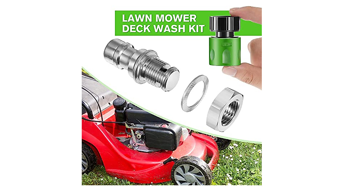 Dreyoo Lawn Mower Deck Wash Kit - Quick Connect Attachment