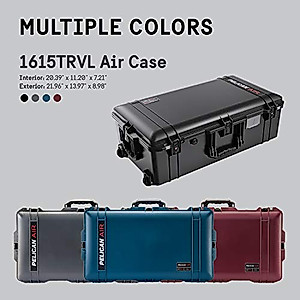 Pelican Air 1615 Travel Case - Suitcase Luggage (Blue)