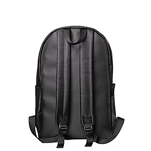 DS Black Smell Proof Backpack With Lock - Traveling Backpack With Laptop Compartment - Hidden Pocket and Combination Lock (Black)