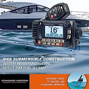 Standard Horizon GX1800G Fixed Mount VHF w/GPS - Black