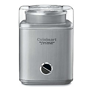 Cuisinart ICE-30BC Pure Indulgence 2-Quart Frozen Yogurt-Sorbet and Ice Cream Maker Bundle with Dessert Book (2 Items)