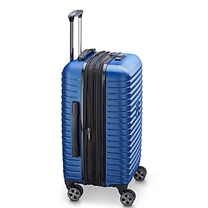 DELSEY PARIS Cruise 3.0 Hardside Expandable Luggage with Spinner Wheels, Blue, Carry on 21 Inch