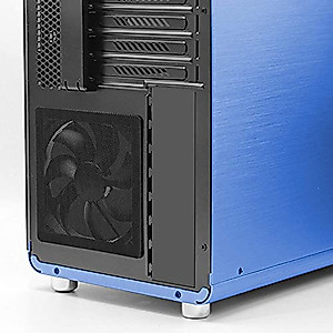 HFEIX 120MM PC Fan Dust Filter Computer Case Fan Magnetic Frame Dust Filter Fine PVC Mesh Length 4.72 x 4.72 inches Black-4Pack