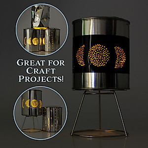 Empty Quart Paint Cans with Lids (2 Pack); Unlined Metal Paint Cans Value Pack