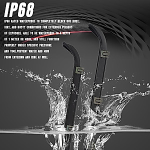 FOMIUZY Front Inner & Outer Window Molding Sweep Felt Trim Seal Weatherstrip Kit Compatible with Ford F150 F250 F350 Bronco 1987-1997 Replaces E7TZ1521452A E7TZ1521453A F2TZ1521456A F2TZ1521457A（4PC）