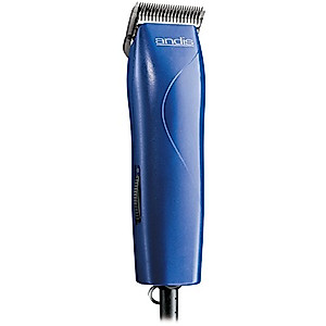 Andis EasyClip Pro-Animal 7-Piece Detachable Blade Clipper Kit, Animal/Dog Grooming, Blue, MBG-2 (21485)