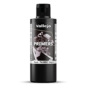 Vallejo Black Primer Acry-Poly 200ml Paint