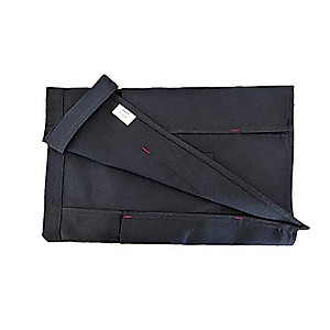 JEQUE 3 Pack Kitchen Restaurant Waist Aprons with 3 Large Pockets for Women Men,Half Short Apron for Server Waiter Waitress,Black