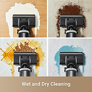 dreame H14 Wet Dry Vacuum Cleaner, 180° Lie-Flat Cordless Vacuum Mop, 140°F Brush Washing, Fast Hot Air Drying in 5Mins, Smart Hard Floor Cleaner Machine with Powerful Suction, Great for Sticky Messes