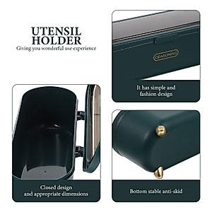 Luxshiny Box Cutlery Storage Box Countertop Utensil Holders Portable Flatware Case Drawer Cutlery Organizer Flatware & Utensil Case Plastic Organizer Visible Case Household Products Seal Pp