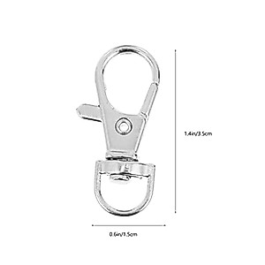 Ipetboom Puppy Cage Birds Cage Metal Hook Clip 40Pcs Trigger Snap Hooks Anti- Escape Pet Bird Cage Door Buckle Lock Claw Trigger Open Birds Cage Accessories Multitool Key