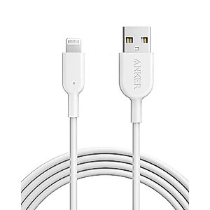 Anker Powerline II Lightning Cable, [6ft MFi Certified] USB Charging/Sync Lightning Cord Compatible with iPhone SE 11 11 Pro 11 Pro Max Xs MAX XR X 8 7 6S 6 5, iPad and More