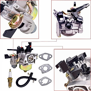 Carburetor Compatible with Coleman Powersports 196cc CT200U CT200U-EX Trail 200 Mini Bike Baja HT65 WR65 Carb with Gaskets Fuel Line Filter