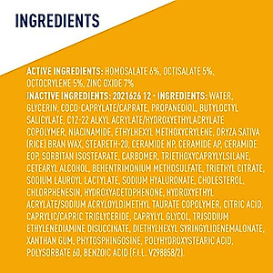 CeraVe Hydrating Sheer Sunscreen SPF 30 for Face and Body | Mineral Sunscreen & Chemical Sunscreen with Zinc Oxide, Hyaluronic Acid, Niacinamides and Ceramides| Paraben Free Fragrance Free | 3 Ounces