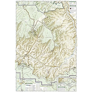 Grand Canyon, North and South Rims [Grand Canyon National Park] (National Geographic Trails Illustrated Map)