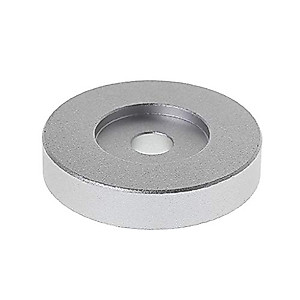 ANG-puneng Record Turntable Adapter 45 RPM Aluminum Silver for 7 Vinyl Technics SL1200 Series