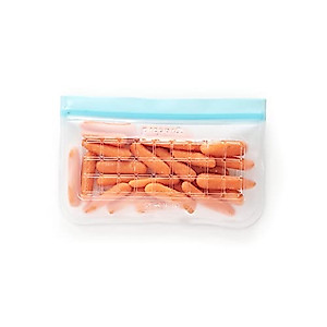 Prepara Snack Size Reusable, set of 2 Food Storage Bags, clear