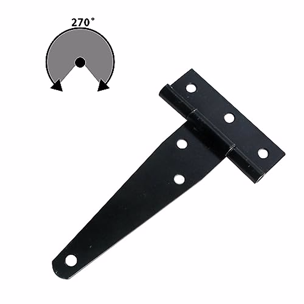 Heavy Duty T Hinge Tee Hinge T Strap Hinge Shed Hinge Gate Hinge Barn Hinge Fence Hinge Door Hinge Wrought Rustproof All Size Black