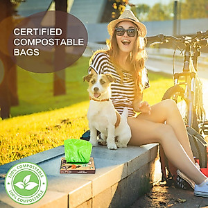 Doodie Flush™ Dog Poop Bag (Box of 50 poop bags for dogs) Flushable 100% Environmentally Friendly Compostable Biodegradable Pet Waste Bags, Extra Thick & Strong, Biodegrades In Seconds with Water