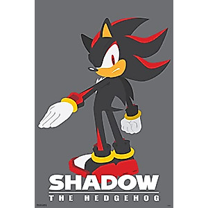 Pyramid America Sonic The Hedgehog Shadow Sega Video Game Gaming Cool Wall Decor Art Print Poster 12x18