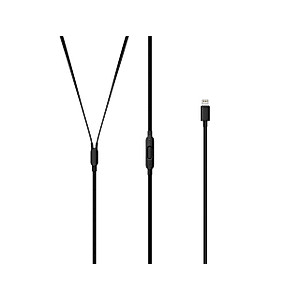 Beats urBeats3 Earphones with Lightning Connector - Black (MU992LL/A) (Renewed)