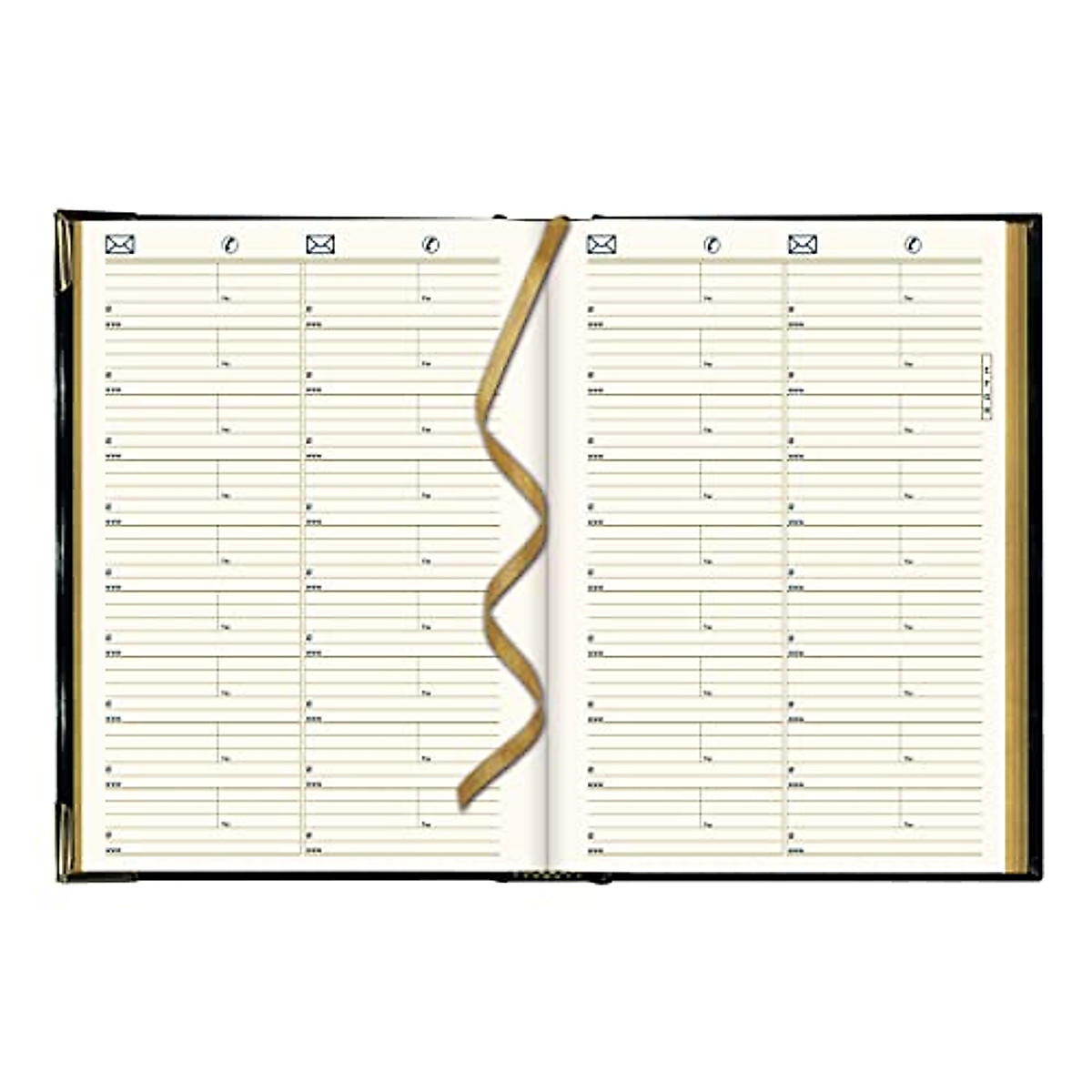Brownline 2024 Executive Daily Planner, Appointment Book, 12 Months, January to December, Sewn Binding, 10.75" x 7.75", Trilingual, Assorted Colors (CBE514.ASX-24)