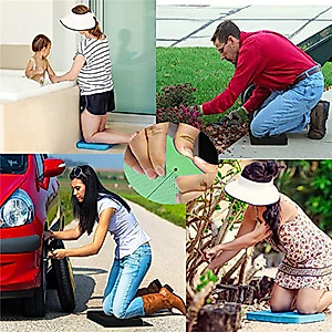 YWSHF 2 PCS Garden Kneeling Pad,Knee Mat Waterproof Foam Knee Pads for Gardening,Cleaning,Baby Bath,Yoga,Praying and Exercise 15.745'' x 7.09'' x 0.79''