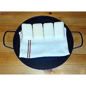 Swarley 9.4 inches Galvanized Metal Round Tray with Handles | Black Serving Tray for Farmhouse Decor - Organizer for Party, Spa, Kitchen and Bathroom.