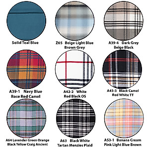 ScarfDeals - Cashmere Wool Feel Scarf Warm Soft Lightweight Scottish Scotland Nova Check Tartan Plaid Gift For Men Women Kids (Camel tan beige Classic BB Vintage Tartan Z3)