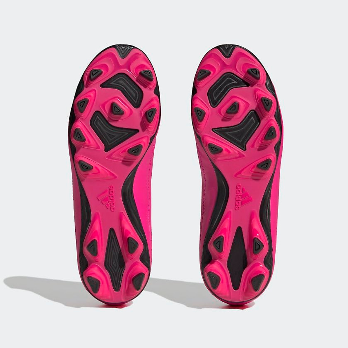 adidas X SPEEDPORTAL.4 Flexible Ground Soccer Shoe, Team Shock Pink/White/Black, 3.5 US Unisex Little Kid