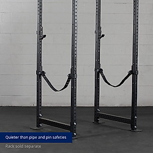 Titan Fitness T-3 Series Strap Safety System 36-in. J-Hook Style