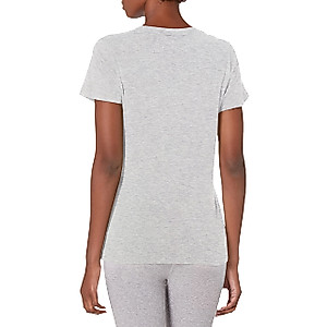 Calvin Klein Women's V-Neck T-Shirt, Pearl, X-Small