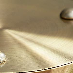 Deco 79 Glam Metal Cylinder Timer, 4" x 4" x 7", Brass