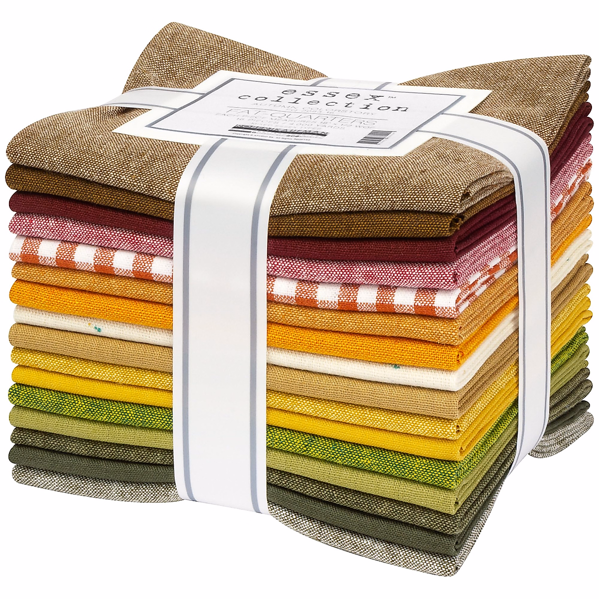 Essex Autumn 16 Fat Quarters Robert Kaufman Fabrics FQ-2083-16