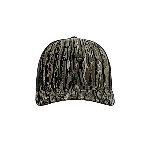 Running Partner Richardson 112 112P Trucker Mesh Snapback Hat Curved Bill with NoSweat Hat Liner (Adjustable Snapback RT Colorway, RT Original/Black)