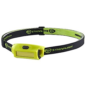 Streamlight Bandit Pro - Includes USB Cord & Elastic Headstrap - Yellow - Clam