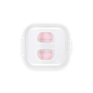 FRTMA Replacement Ear Tips/Silicone Earbuds Covers Compatible with AirPods Pro 2019 Wireless Ear Phones, 1 Pair Ear Piece (Medium), Transparent Pink