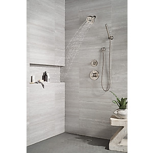 Delta Faucet Wall Supply Elbow for Hand Held Shower Brushed Nickel, Wall Union Water Supply, Wall Elbow for Hand Shower, Brushed Nickel Shower Wall Union, Lumicoat Stainless 50560-SS-PR