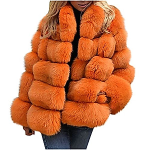 jsarle cyber of monday deals amaz0n outlets store overstock items clearance all prime-Cropped Faux Fur Coats For Women Winter Warm Faux Fur Fleece Shacket Jacket Warm Thick Quilted Parka Coat