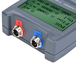 Portable Digital Ultrasonic Flow Meter, Professional TDS-100H Handheld Ultrasonic Flowmeter