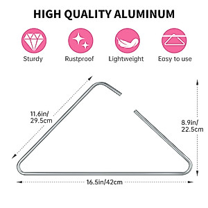 NiHome Ribbon Storage Rack for Craft Room and Workspace, Compact Design No Assembly Required, Durable Aluminum Alloy Organizer for Easy Ribbon Access & Versatile Storage of Spools, Yarn, Fabric Braids