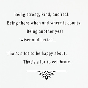 Hallmark Birthday Card (A Lot to Celebrate)