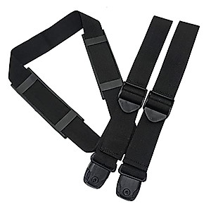 Taruimoo Outdoors Universal Trash Can Lid Strap Bin Strap Garbage Lock，with mounting Screw and Buckle Key, Adjustable dustbin Safety Lock Belt Garbage Can Security System