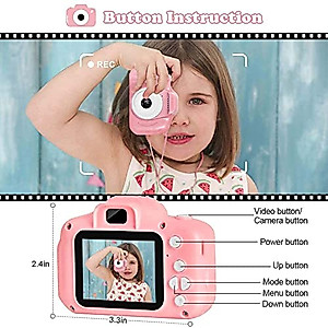Kids Camera, Children Digital Video Recorder Camera Toy for Girls Boys